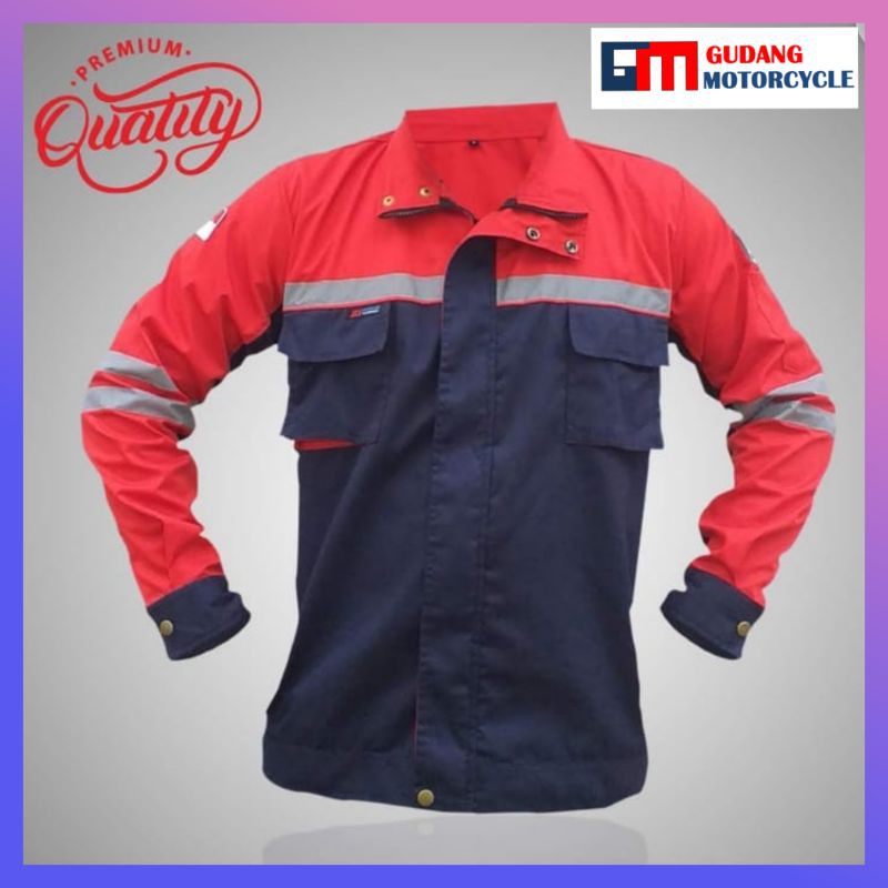 Jual Wearpack Safety/Wearpack Modist Premium/Baju bengkel,Seragam ...