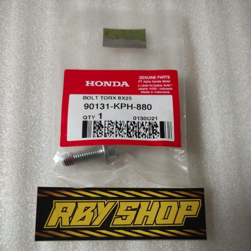 Jual Baut bracket braket breket kaliper disk motor honda BOLT TORX 8X25 ...