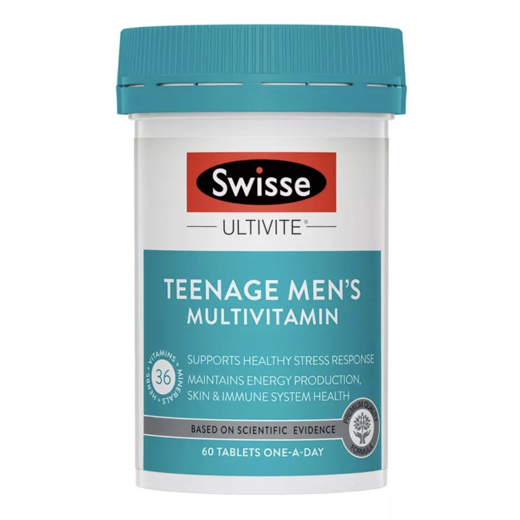 Jual Swisse Teenage Men's Ultivite Multivitamin 60 Tablet | Shopee Indonesia