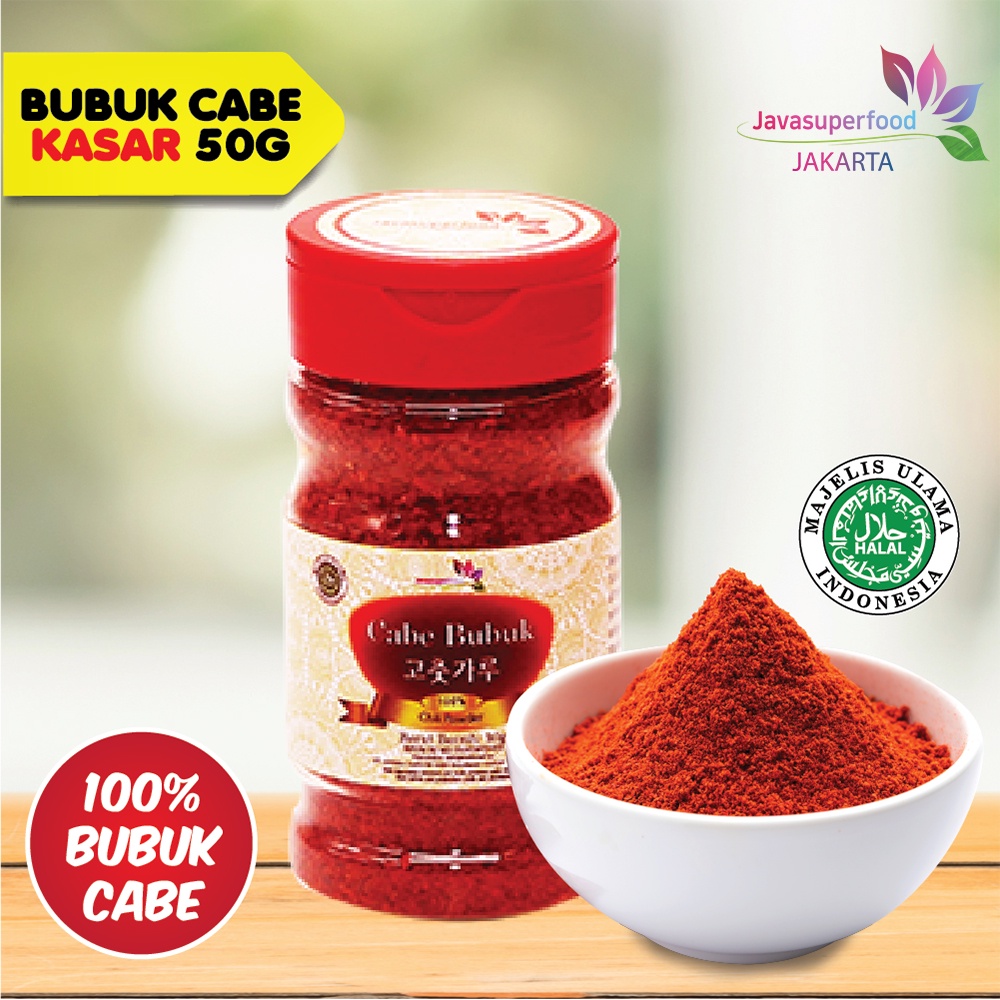 Jual BUBUK CABE KASAR BOTOL / CHILI POWDER KOREA BOTTLE 50g | Shopee ...
