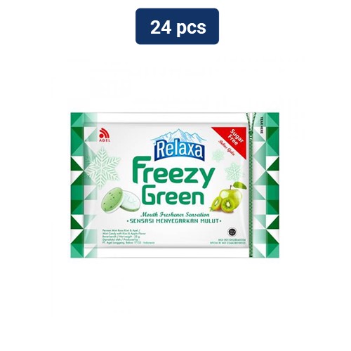 Jual Relaxa Permen Freezy Green 24 pcs | Shopee Indonesia