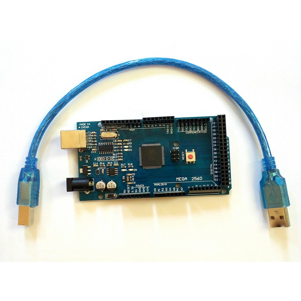 Jual Arduino Mega 2560 R3 + USB Cable | Shopee Indonesia