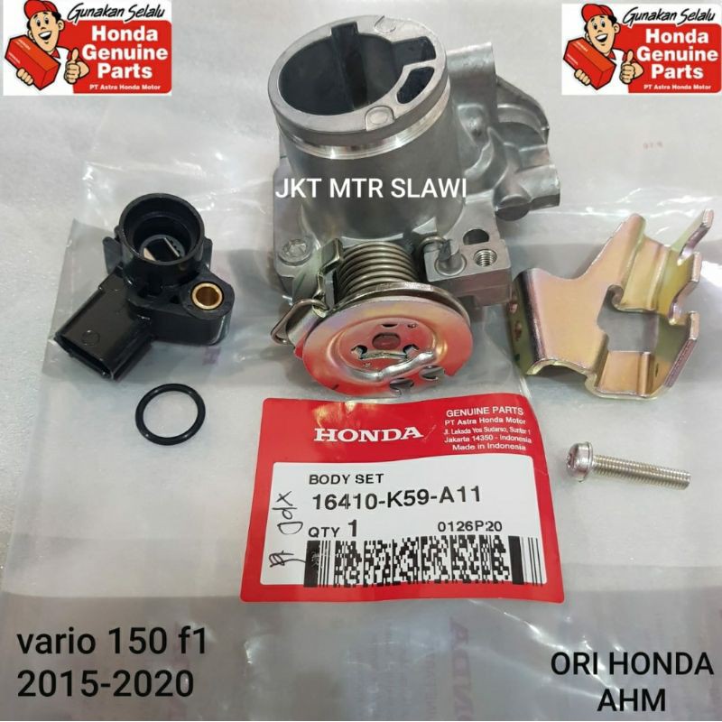 Jual 16410-K59-A11 Body set throttle body vario 150 2015 - 2017 ori honda ahm asli honda ...