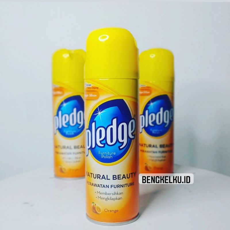 Jual Pledge Aerosol Lemon/Jeruk - 170 gr 350 gr pengkilap furniture ...