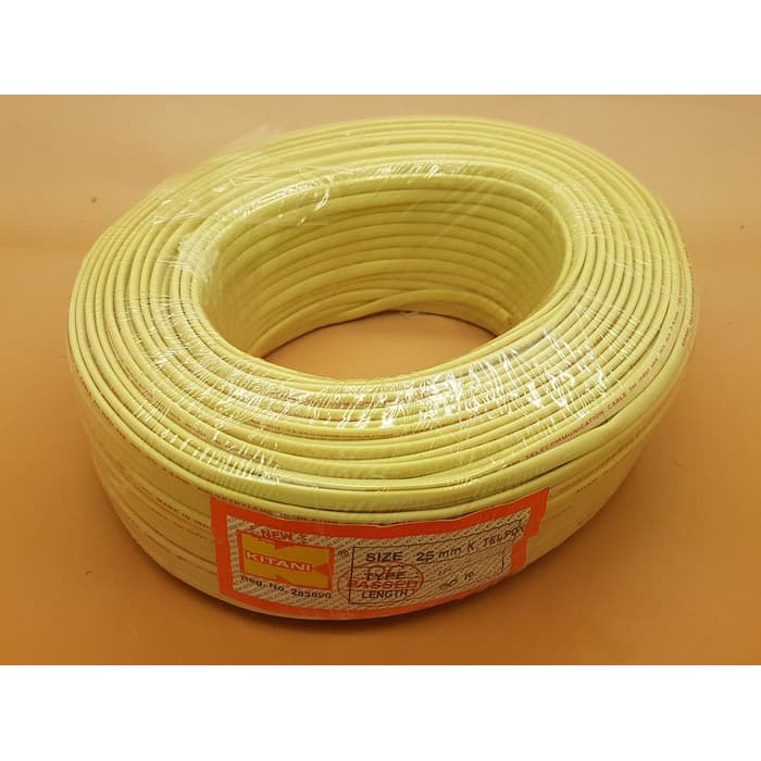 Jual Kabel Telepon RJ11 Isi 4 KITANI 90 Meter Full | Shopee Indonesia