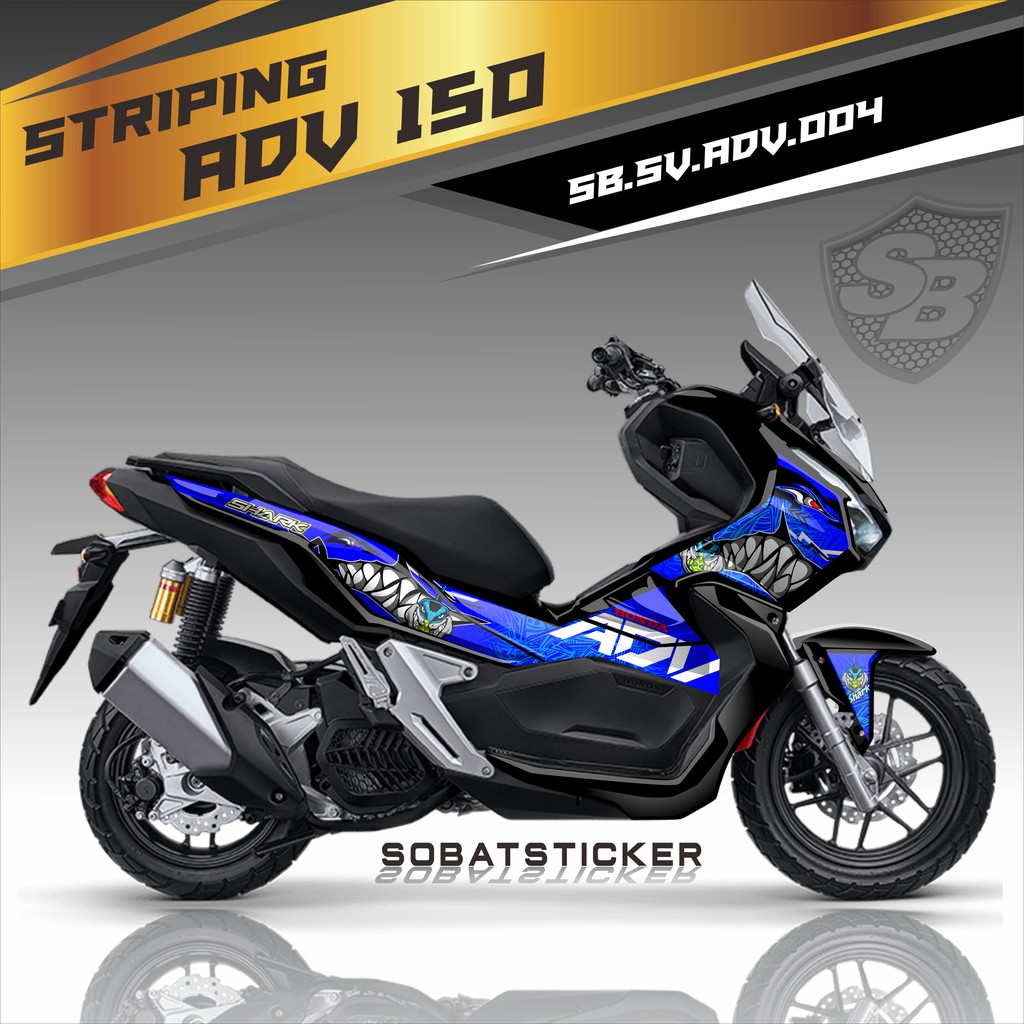 Jual Striping ADV 150 - Sticker Striping Variasi list HONDA ADV 150 004 ...