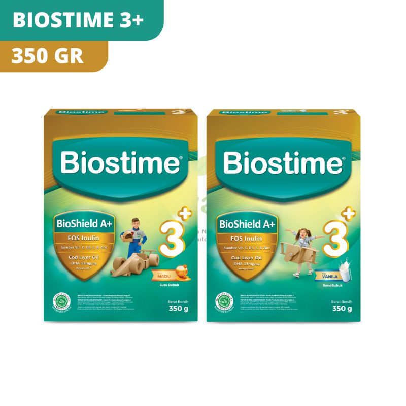 Jual SUSU BIOSTIME 3+ 350 GR | Shopee Indonesia