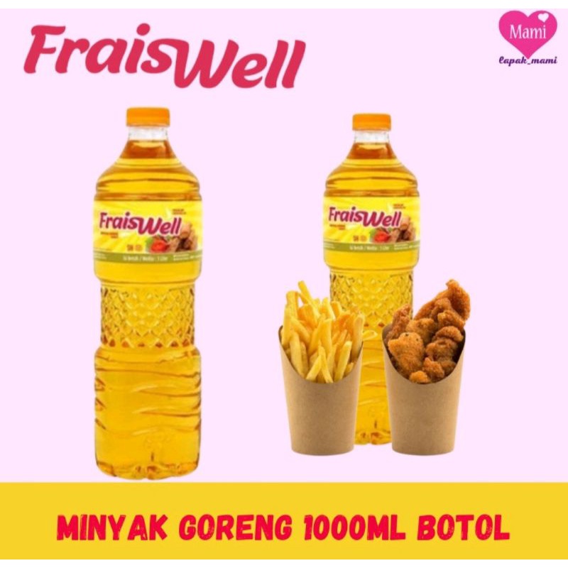 Jual Minyak goreng fraiswell 1 liter botol | Shopee Indonesia