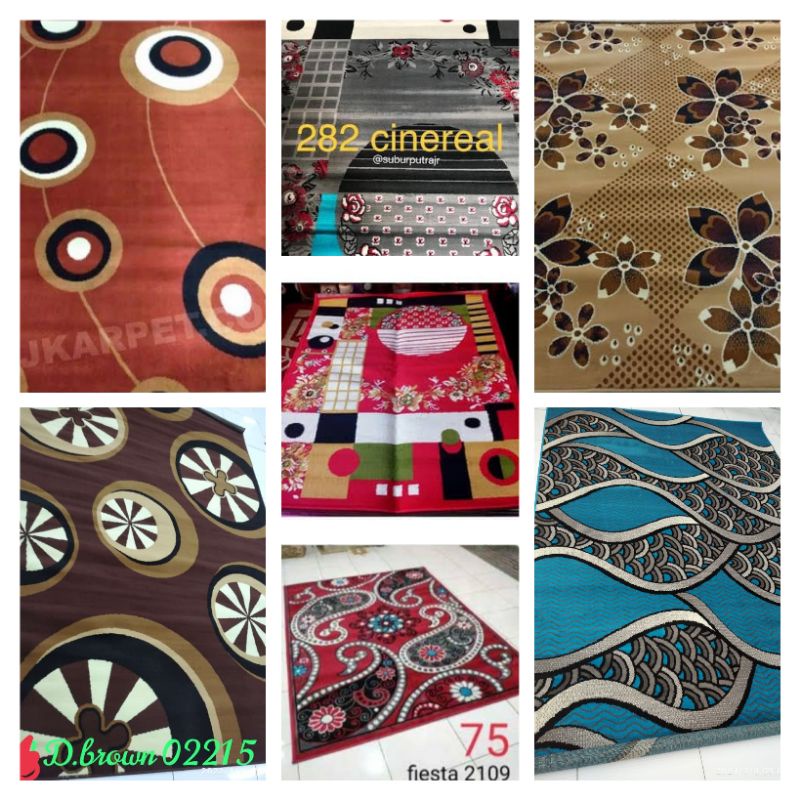 Jual karpet moderno jumbo minimalis, batik, bunga 210x310 | Shopee ...
