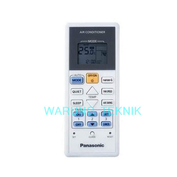 Jual REMOT REMOTE AC PANASONIC I AUTO TIPE R32 R410 ORIGINAL | Shopee Indonesia