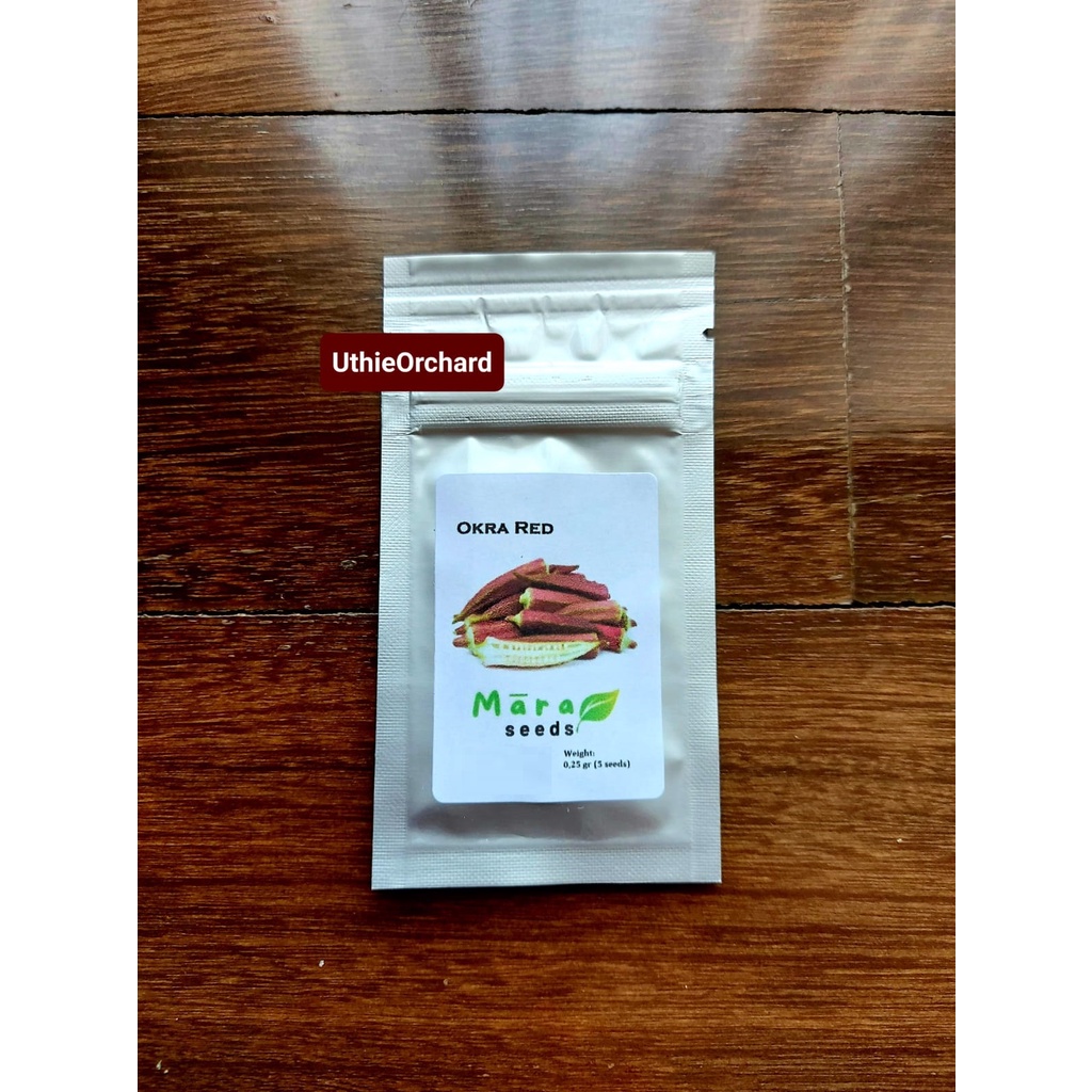 Jual Mara Seeds - Okra Red (Okra Merah) (5 Seeds) | Shopee Indonesia