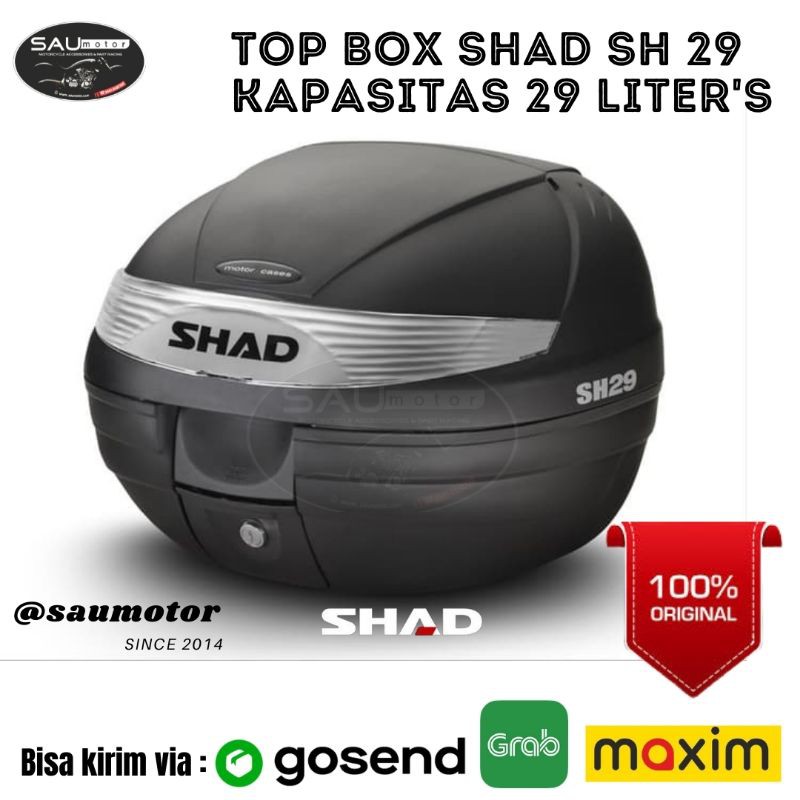 Jual Saumotor Box Shad Sh29 Top Case Sh 29 Original Shad | Shopee Indonesia