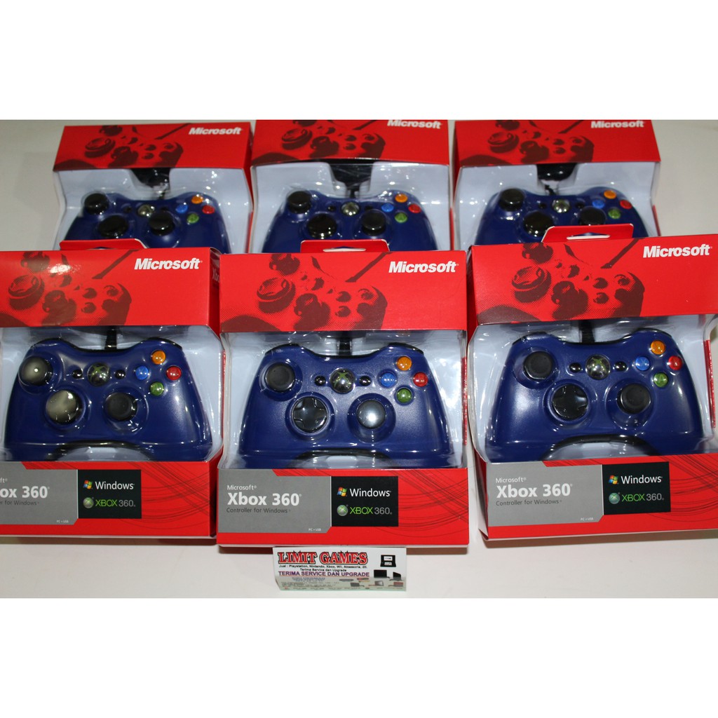 Jual Stik Stick Xbox PC Kabel Biru Original Pabrik | Shopee Indonesia