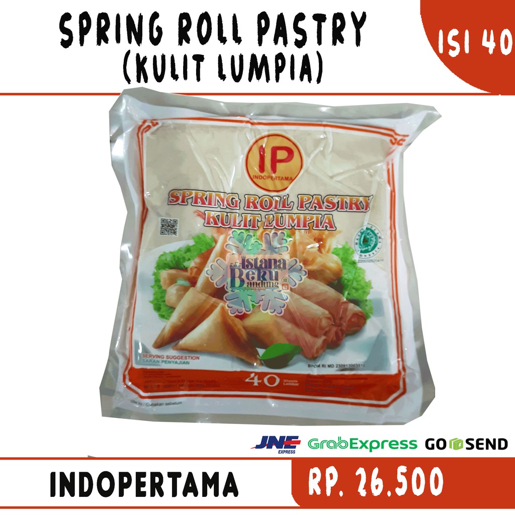 Jual IndoPertama Spring Roll Pastry Besar isi 40 / Kulit Lumpia ...