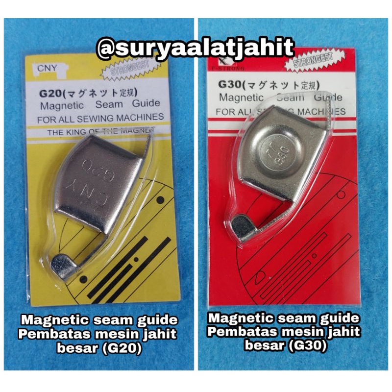 Jual Magnet Besar G20/G30 pembatas mesin jahit =rp.8.000/pcs | Shopee ...
