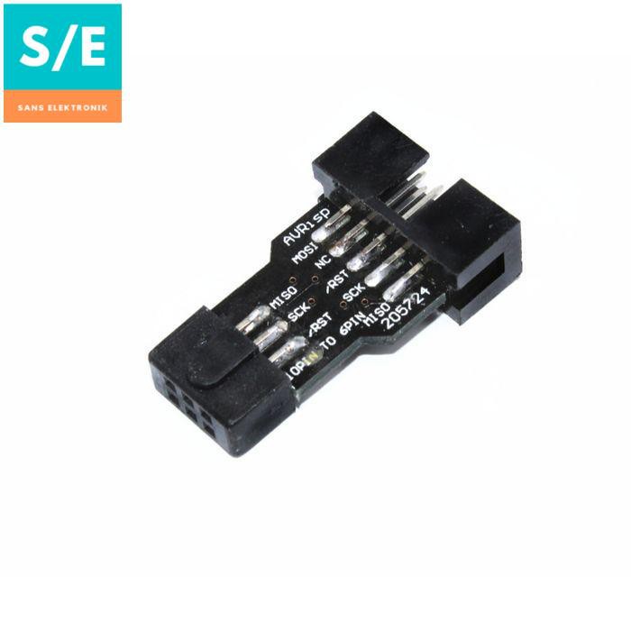 Jual 10 pin To 6 pin AVRISP Adapter Converter Port ISP ICSP AVR to ...