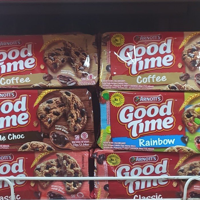Jual Good Time 72gr 4 varian Classic, Coffee, Double Choc, Rainbow ...
