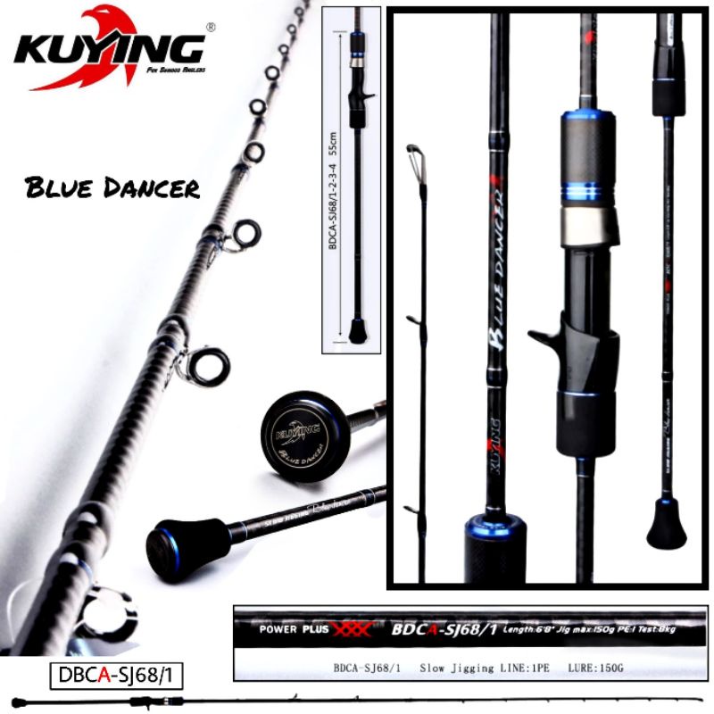 Jual Rod Slow Jigging - Kuying Blue Dancer BDCA SJ68/1 (Pack Pvc ...