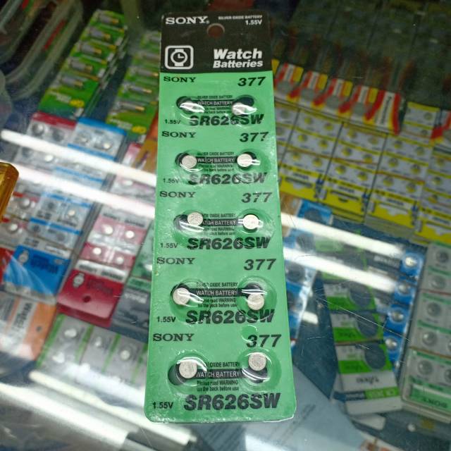 Jual Baterai Jam Tangan Sony SR626 Baterai Sony SR377 Murah Harga ...