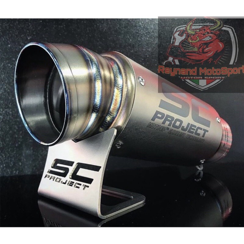 Jual Knalpot Sc Project Titanium GP M2 Short Original | Shopee Indonesia
