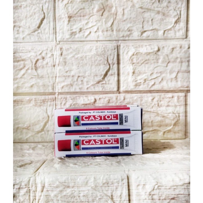 Jual castol mini/lem castol/lem sepatu sandal/lem karet(1pcs) | Shopee ...