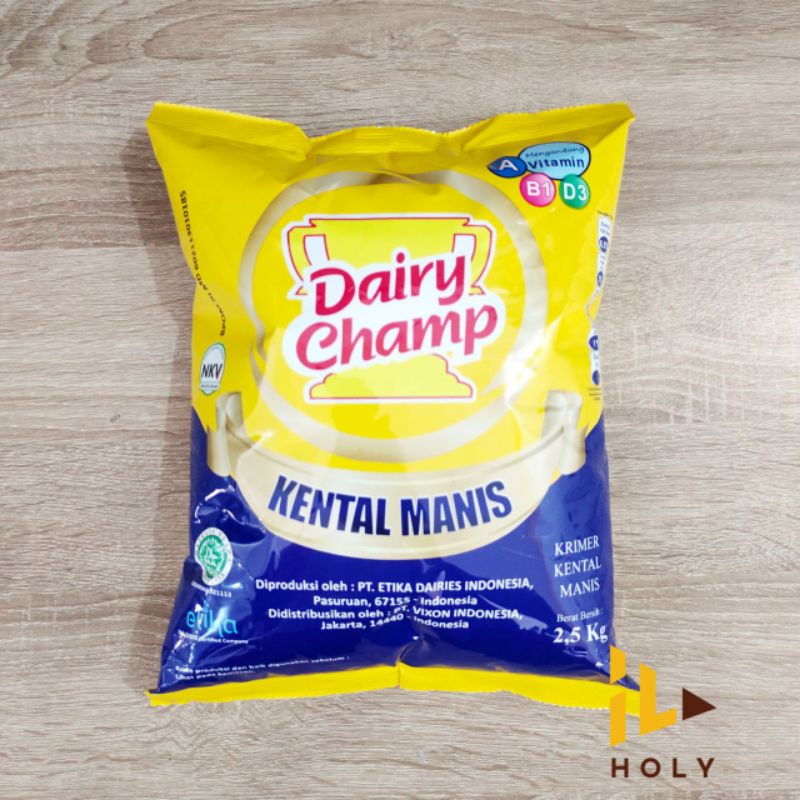 Jual Dairy Champ Kental Manis (2.5kg) Pillow / Susu Kental Manis Dairy Champ | Shopee Indonesia