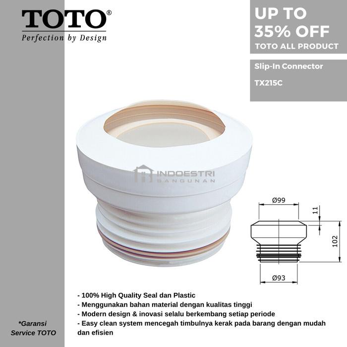 Jual Kloset Gasket Closet Toto Tx215C / Karet Pembuangan Closet Toto ...