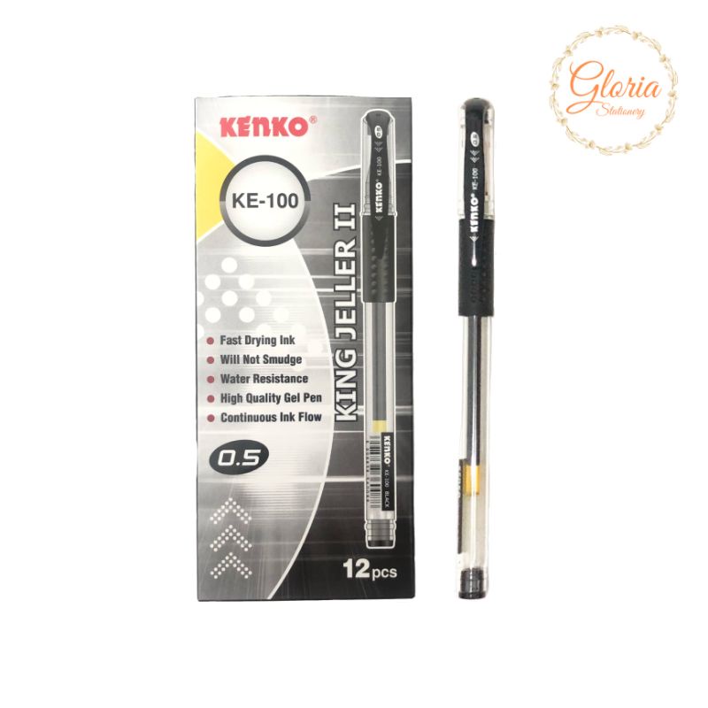 Jual Kenko Gell pen KE 100/ Pulpen Gell KE 100 Kenko/ Bolpen gell Kenko ...
