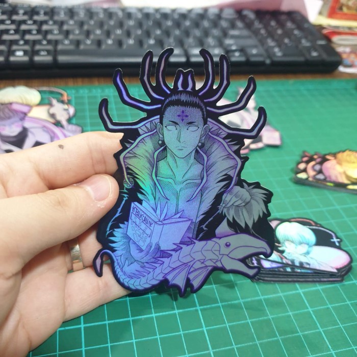 Jual Sticker Hologram Anime Besar - PSH836 - Hunter x Hunter - Chrollo ...