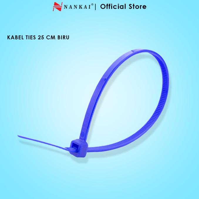 Jual Kabel Ties Biru ukuran 25 cm - isi 100 pcs Nankai nankait67 Ayo ...