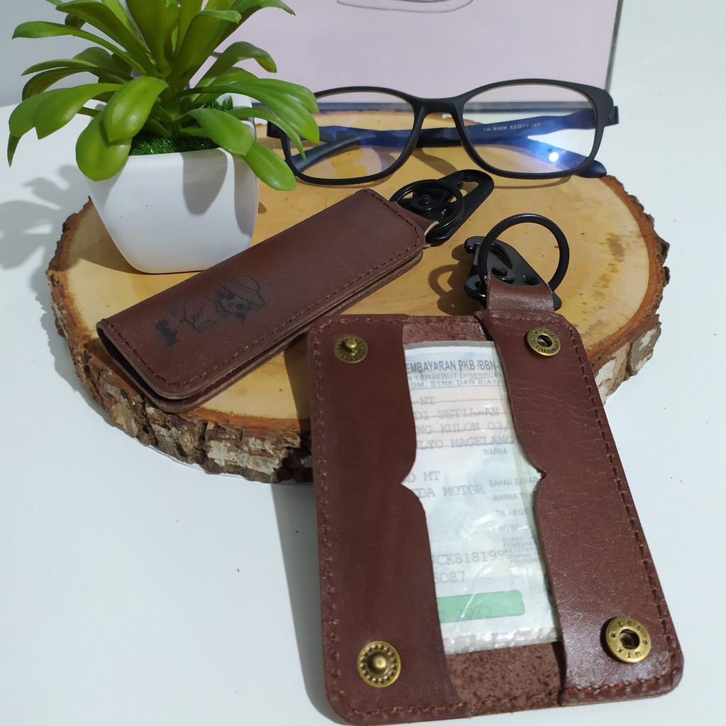 Jual Dompet Stnk Kulit Motor Dan Mobil / Gantungan Kunci Kulit Stnk ...