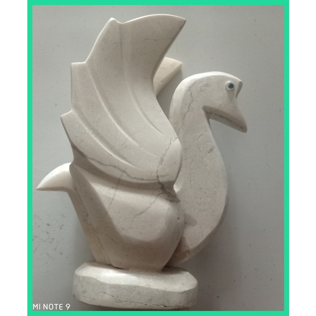 Jual Hiasan Patung Angsa Batu Marmer Tempat Tissu Ukuran Sedang 20cm ...