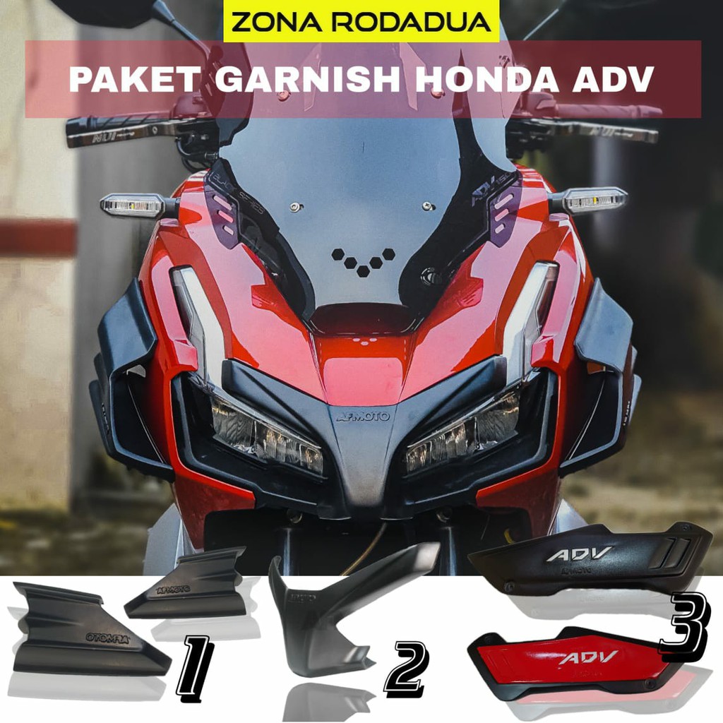 Jual PAKET GARNISH HONDA ADV 150 / BIRD FENDER / ENGINE COVER / WINGLET ...