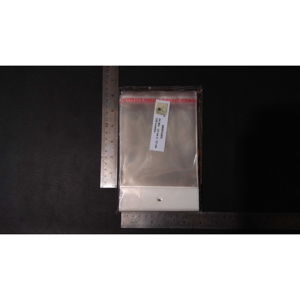 Jual PLASTIK OPP 12 X 12 TEBAL 33 MIC PLONG / SOUVENIR / AKSESORIS | Shopee Indonesia