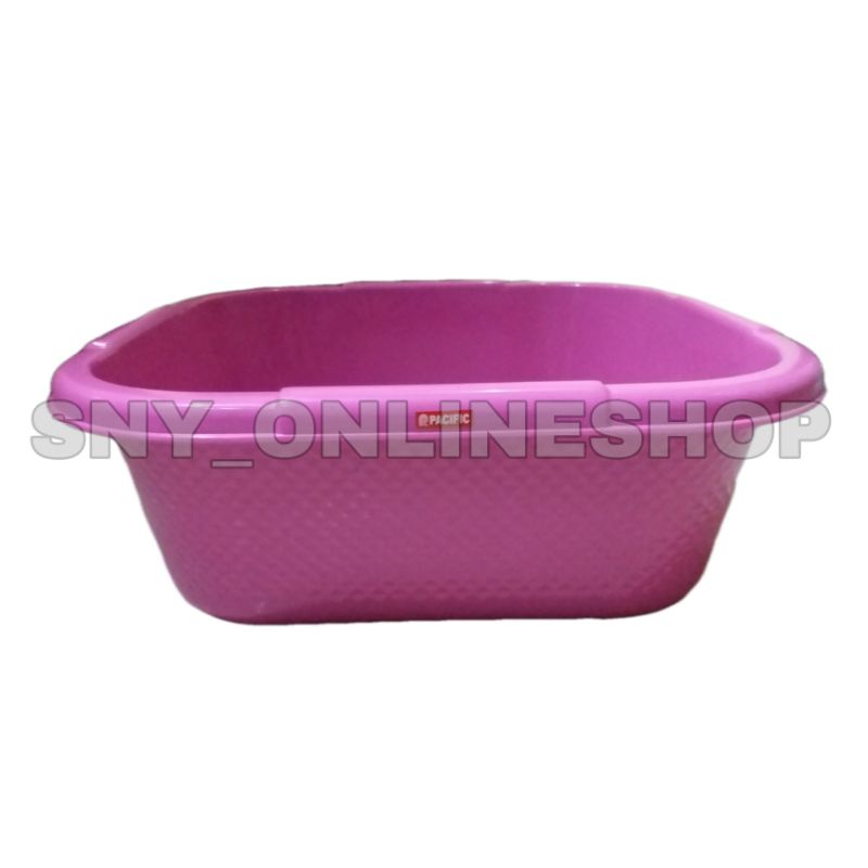 Jual Baskom Segi / Baskom Plastik / Baskom Besar / Baskom Pink 40cm ...
