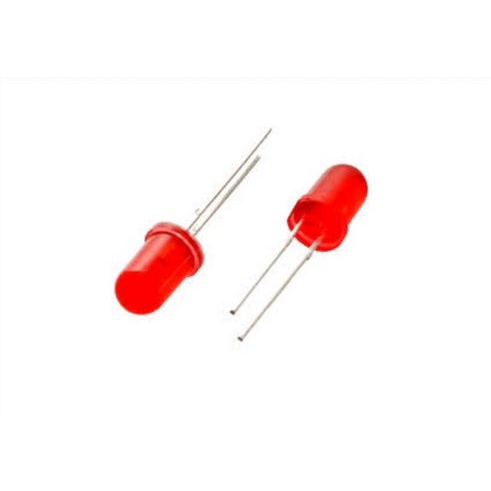 Jual Led 5mm Red Round LED Diffused Merah 5 mm Super terang high quality | Shopee Indonesia