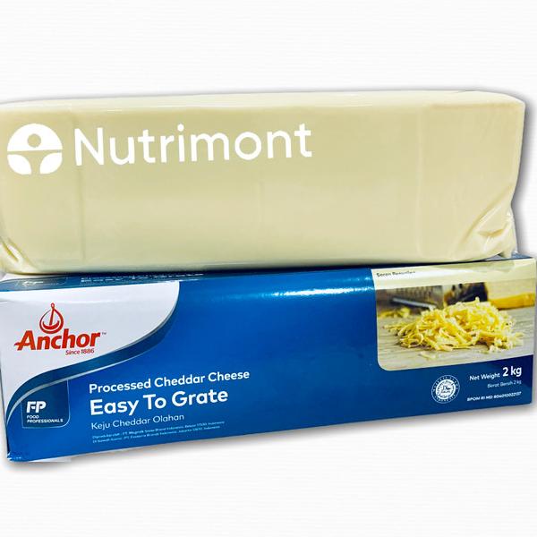 Jual CHEDDAR CHEESE ANCHOR 1 KG REPACK KEJU CHEDDAR OLAHAN ETG HALAL ...