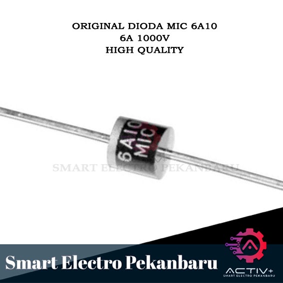 Jual ORIGINAL DIODA MIC 6A 1000V MODEL RENTENG ORI DIODA 6A10 RECTIFIER ...