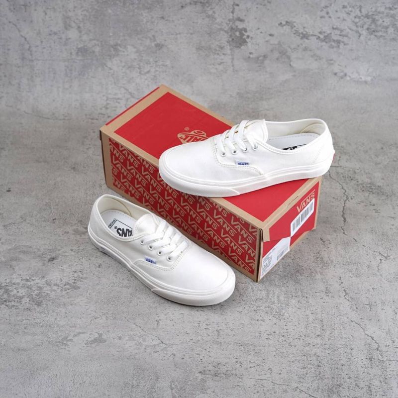 Jual vans Authentic Ivory all white | Shopee Indonesia