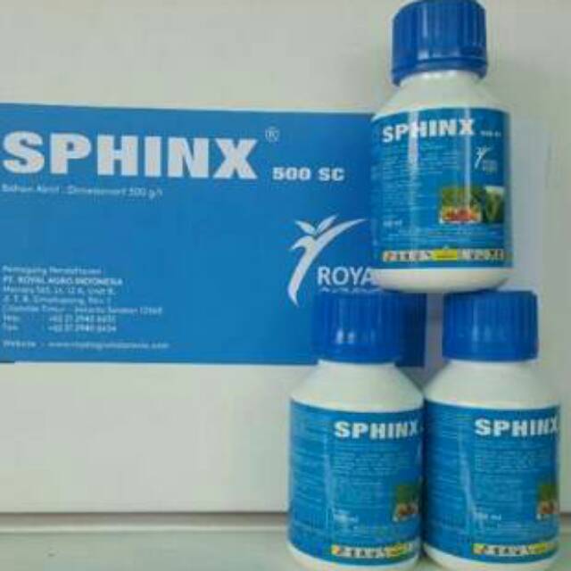Jual fungisida dimetomorf cair SPHINX 500SC 100ml dari ROYAL AGRO ...
