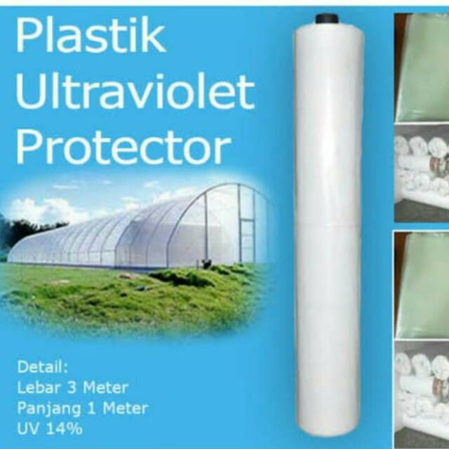 Jual plastik uv bening 14 tebal 200 micron lebar 3 m jual meteran | Shopee Indonesia