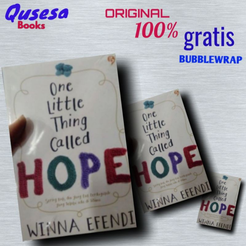 Jual ONE LITTLE THING CALLED HOPE-winna efendi(original 100%) | Shopee ...