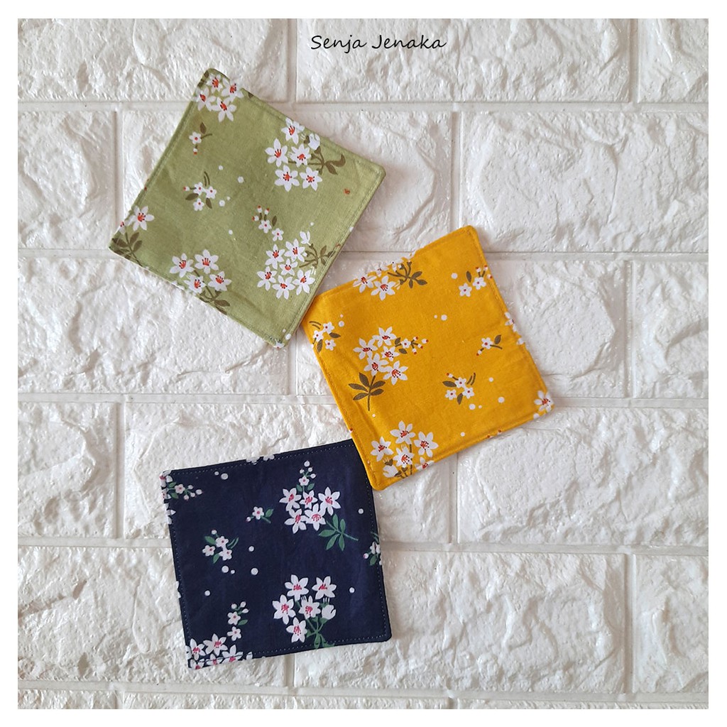 Jual Tatakan gelas/ coaster/ coater kain | Shopee Indonesia