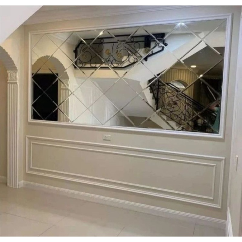 Jual Paket Set Kaca Cermin Moulding 2,5M X 1M Termurah/Kaca Cermin ...