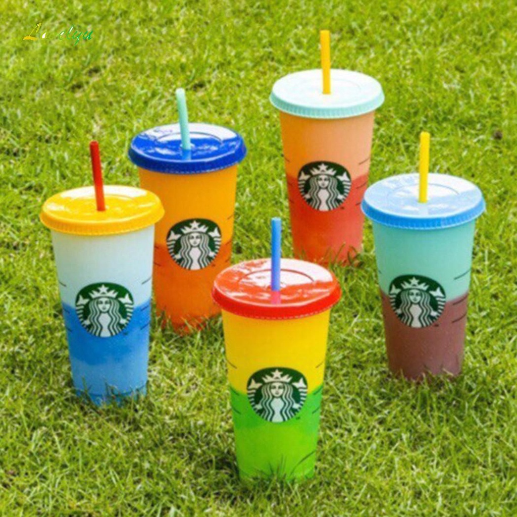Jual Starbucks Botol Minum Sippy Cup Bahan Plastik Dapat Berubah Warna ...