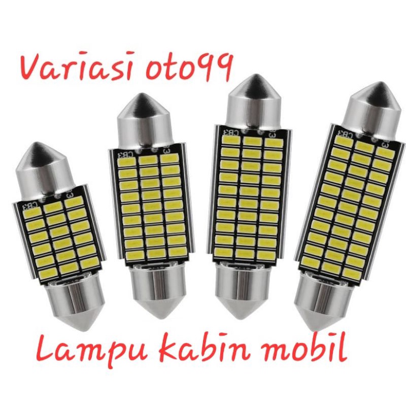 Jual Lampu LED Plafon Kabin Mobil 3014 SMD 31MM 36MM 39MM 41MM Lampu ...