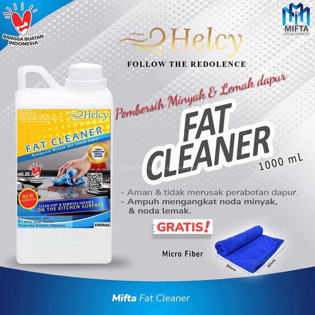 Jual HELCY FAT CLEANER / PEMBERSIH MINYAK DAPUR / PEMBERSIH LEMAK ...
