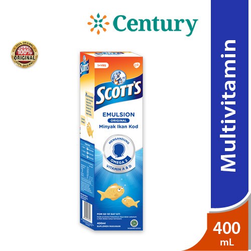 Jual Scott's Emulsion Original 400ml | Shopee Indonesia
