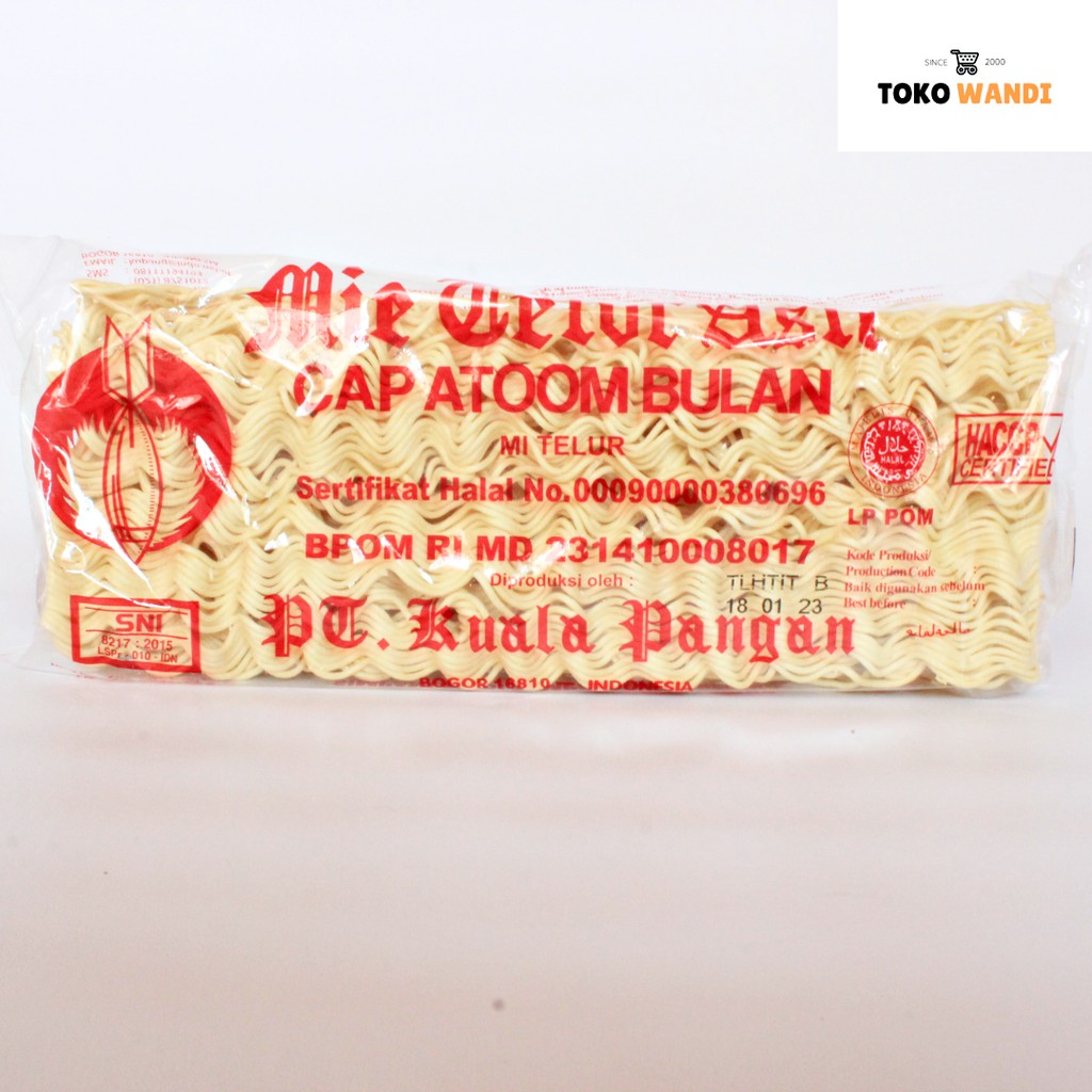 Jual MIE TELOR ATOM BULAN 200 GRAM ATOOM | Shopee Indonesia