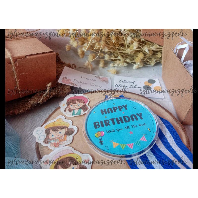 Jual mendali Custom, mendali ulang tahun, mendali Happy Birthday ...